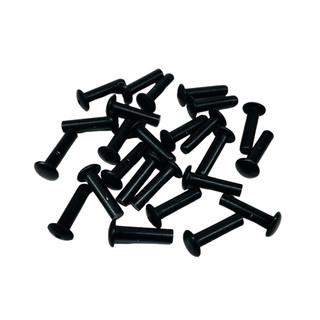 Black Smash Rivets - 1/8" x .500 (25pk)