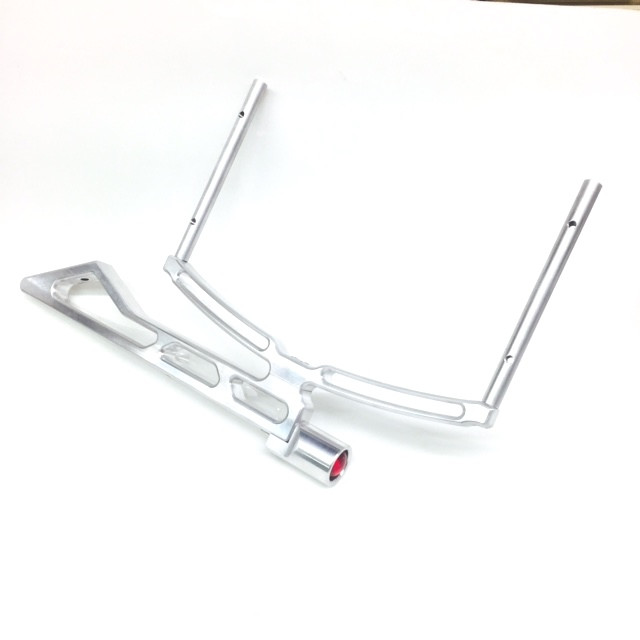 Dragster Dial In Board Bracket - Angled Billet Aluminum & Tail Light