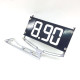 Chrome Dragster Dial In Board Bracket - Angled & Flip-A-Dial