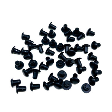 Black Smash Rivets - 1/8" x .187 (250pk)