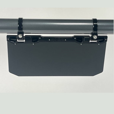 Axia Alloys Narrow Mount Sun Visor - Solid Black Shield MODNDSVB-BK