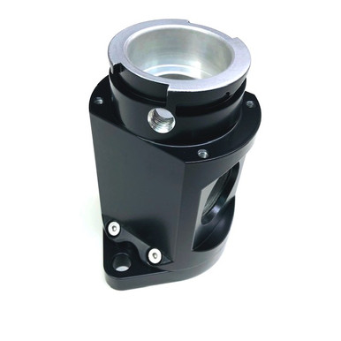 Black Billet Aluminum Water Filler Neck