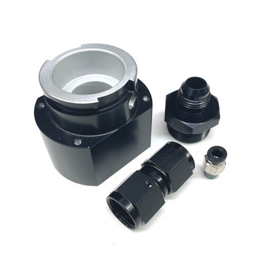 Black Blower Billet Aluminum Water Filler Neck