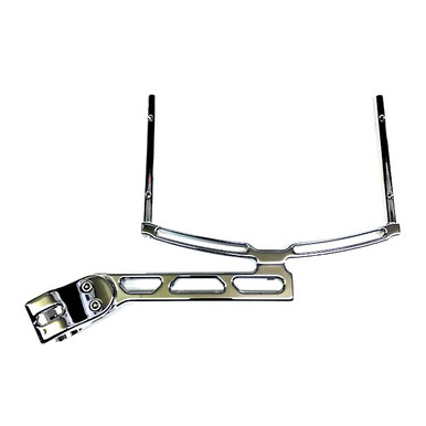 Chrome Clamp On Roll Bar Dial In Board Bracket - 1 1/8"