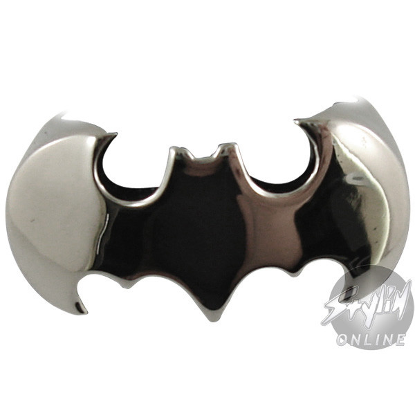 Batman Logo Chrome Ring