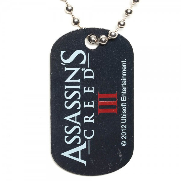 Assassins Creed 3 Logo Dog Tag