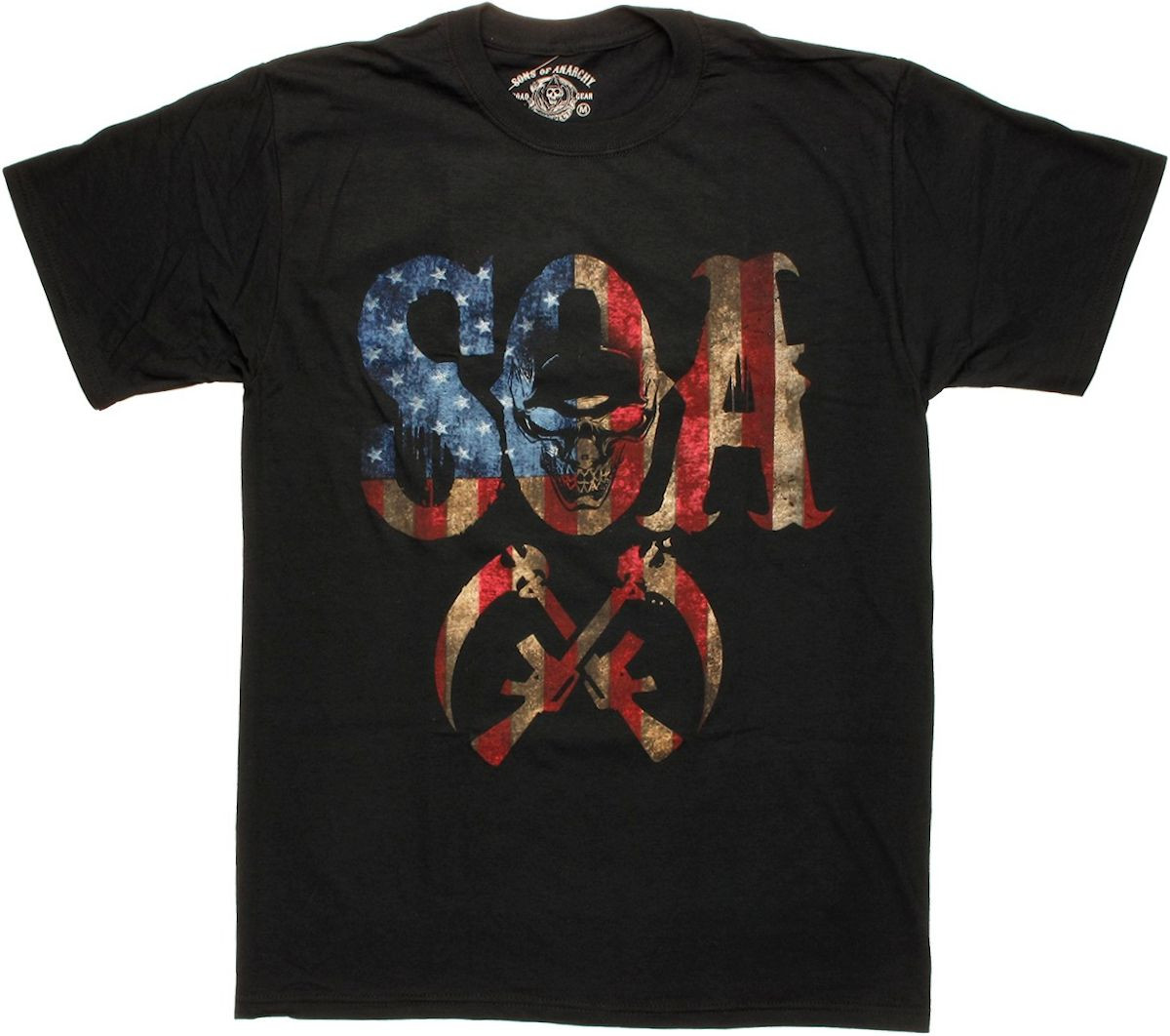 Sons of Anarchy SOA Flag Brawl T Shirt