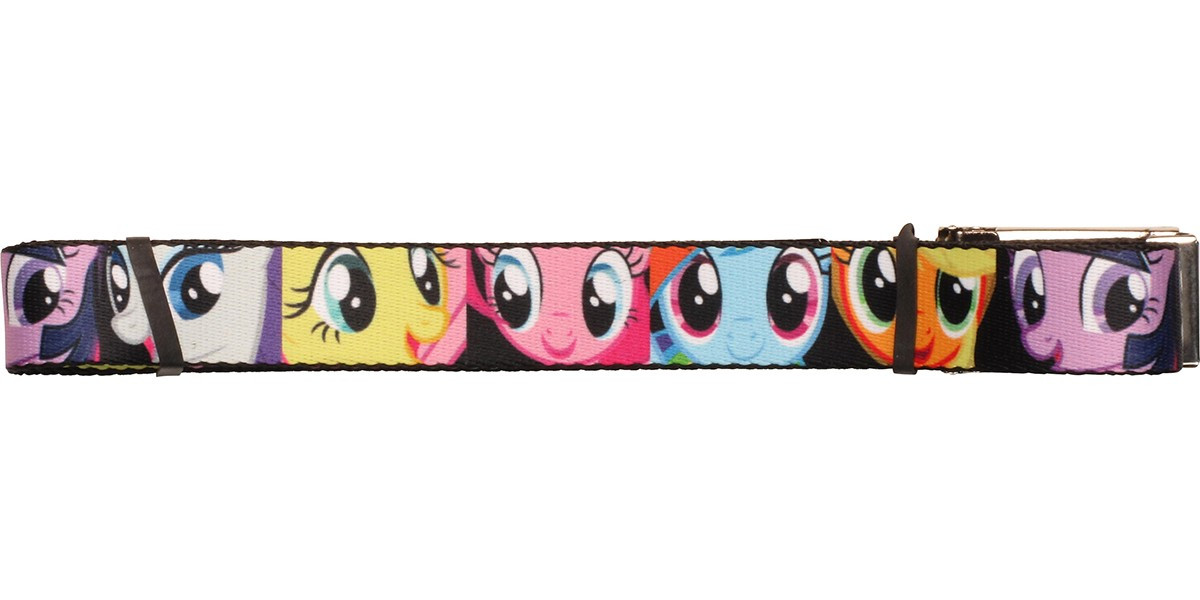 My Little Pony Up Close Faces Squares Mesh Belt