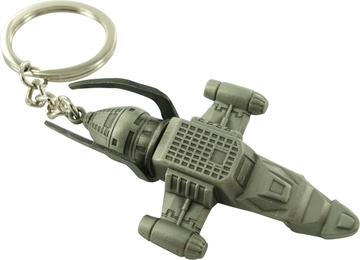 Firefly Ship Metal Keychain