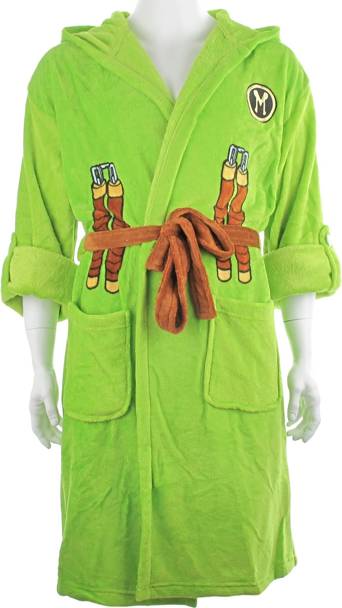 Ninja Turtles Michelangelo Hooded Fleece Robe