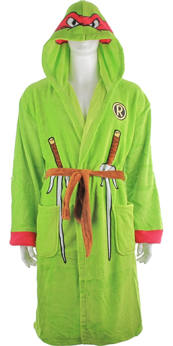 Ninja Turtles Raphael Hooded Fleece Robe