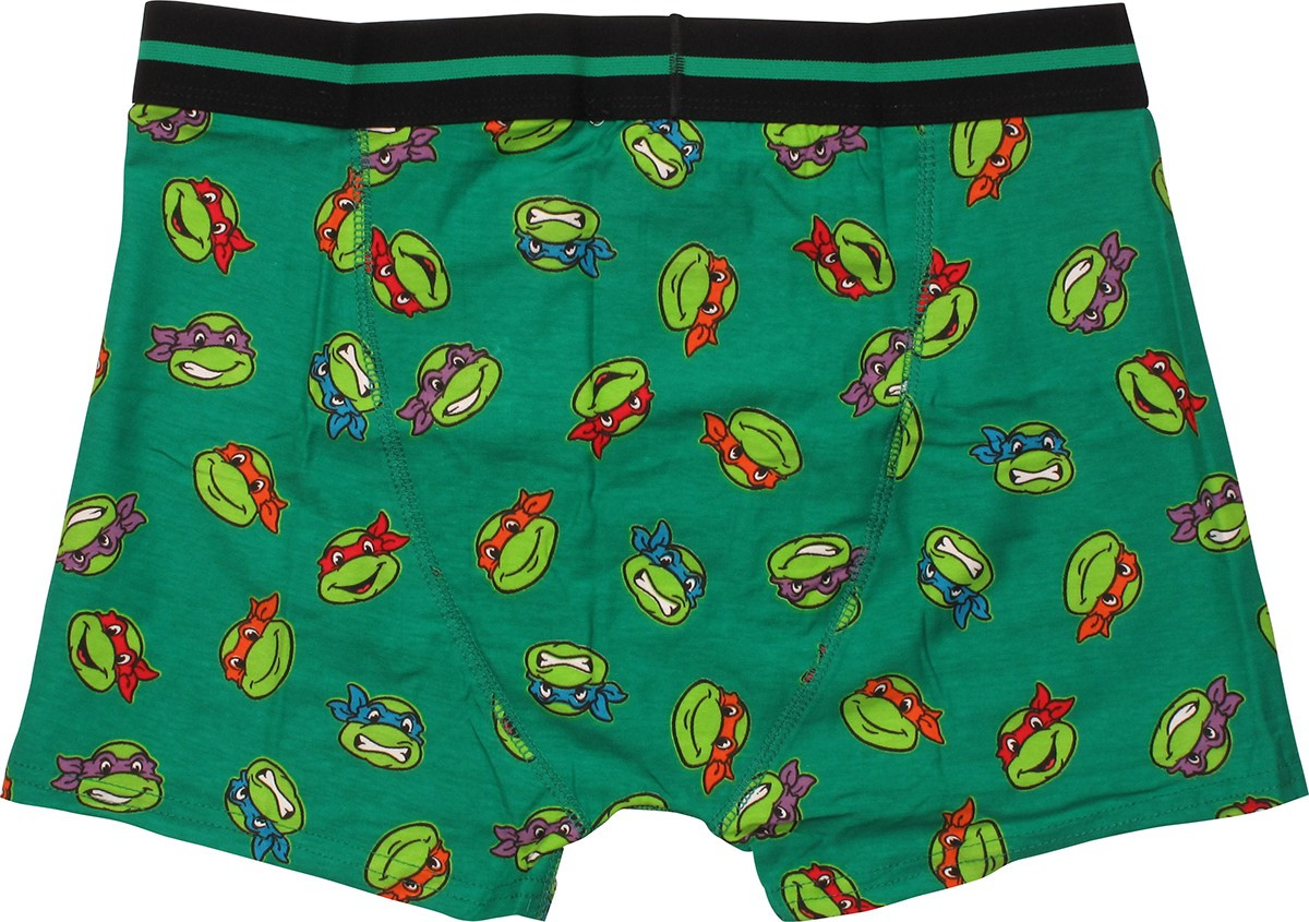 Ninja Turtles Faces All Over Boxer Briefs