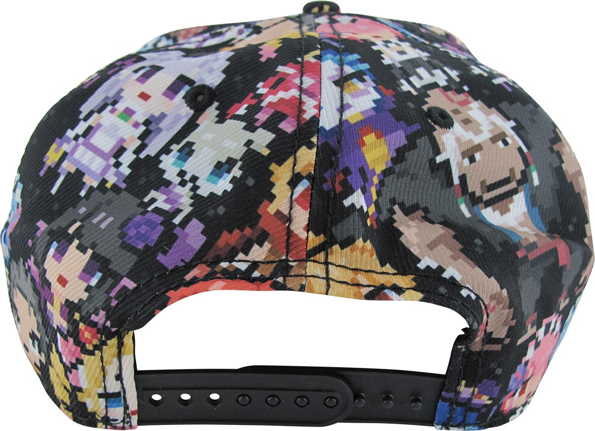 Re Zero 8 Bit Character Sublimated Snapback Hat