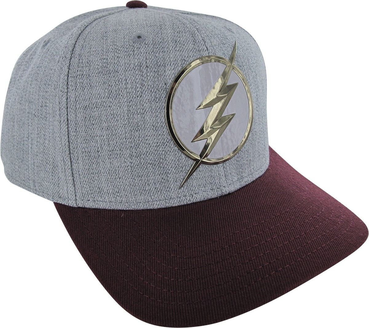 Flash TV Logo Chrome Weld Snapback Hat
