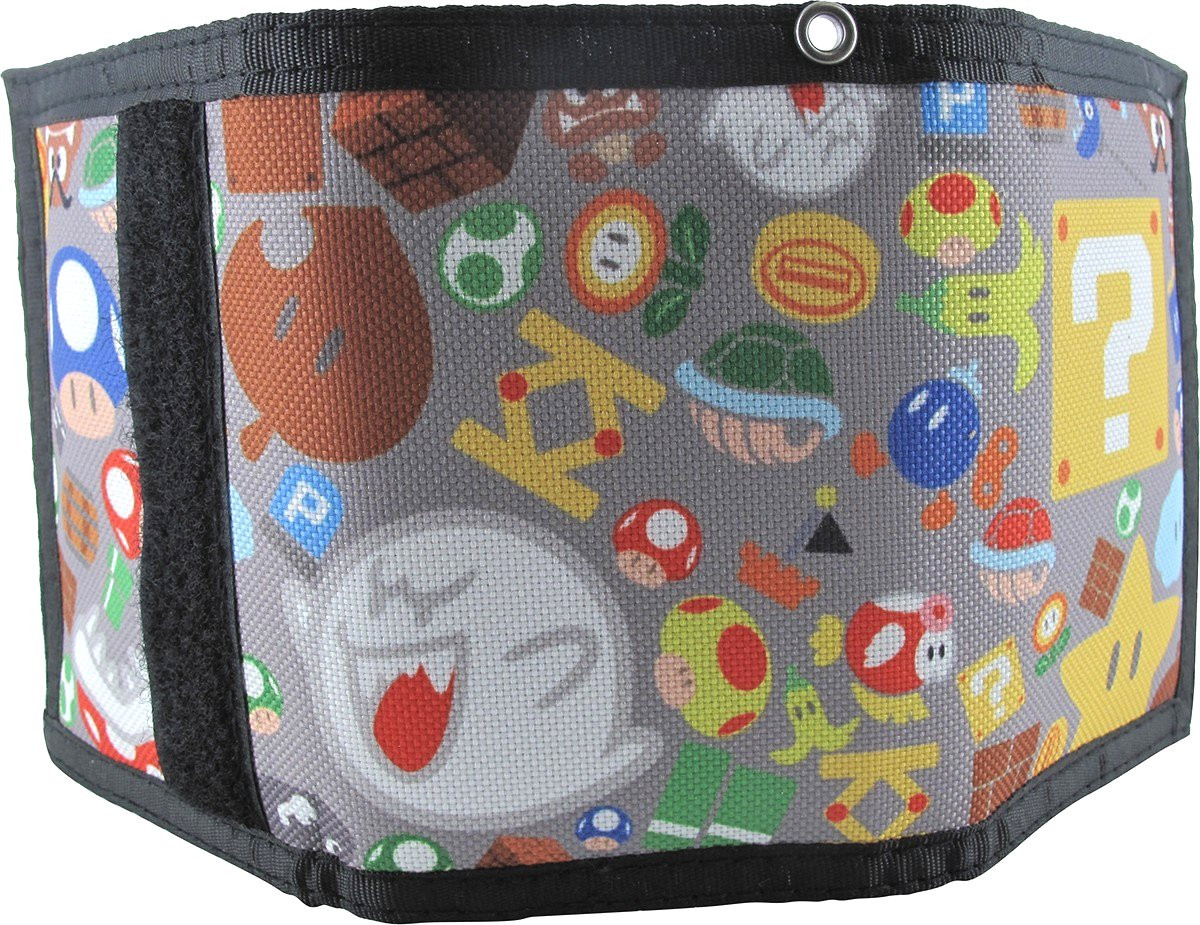 Super Mario Items and Enemies Tri-Fold Wallet