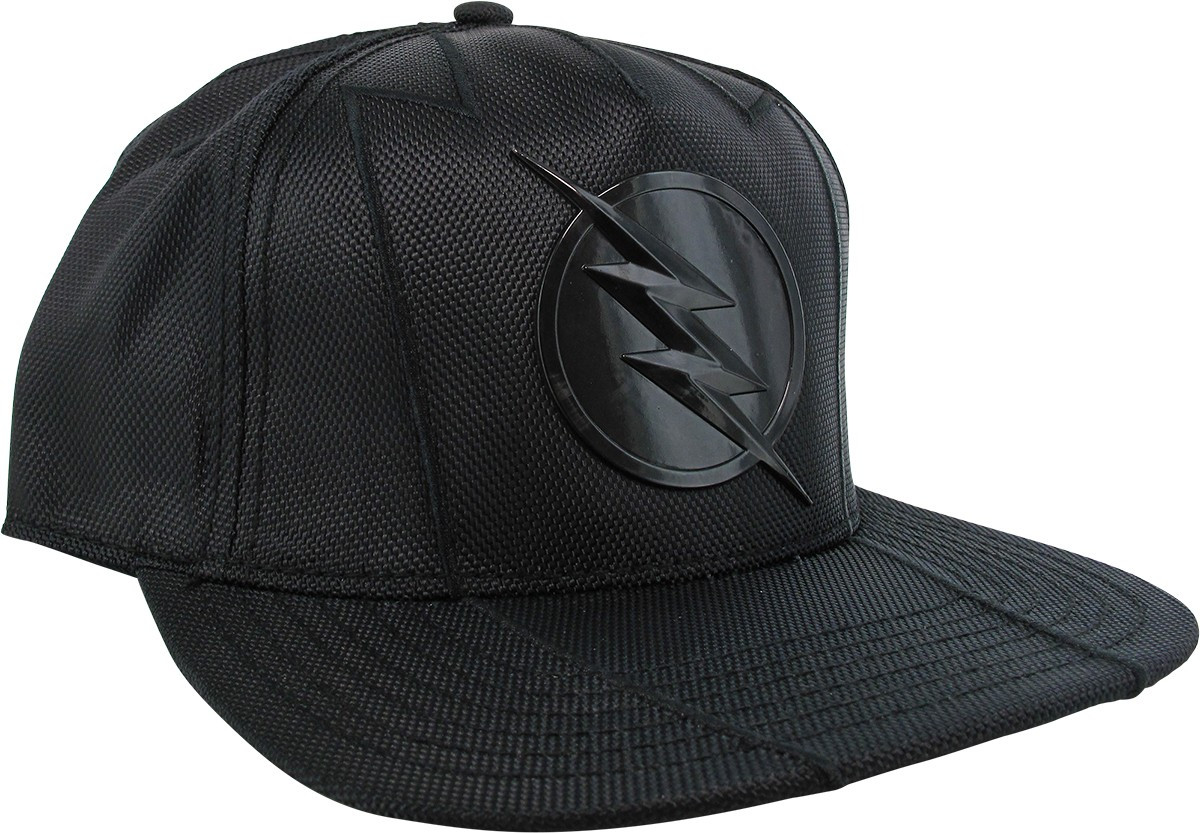 Flash TV Series Zoom Logo Black Snapback Hat