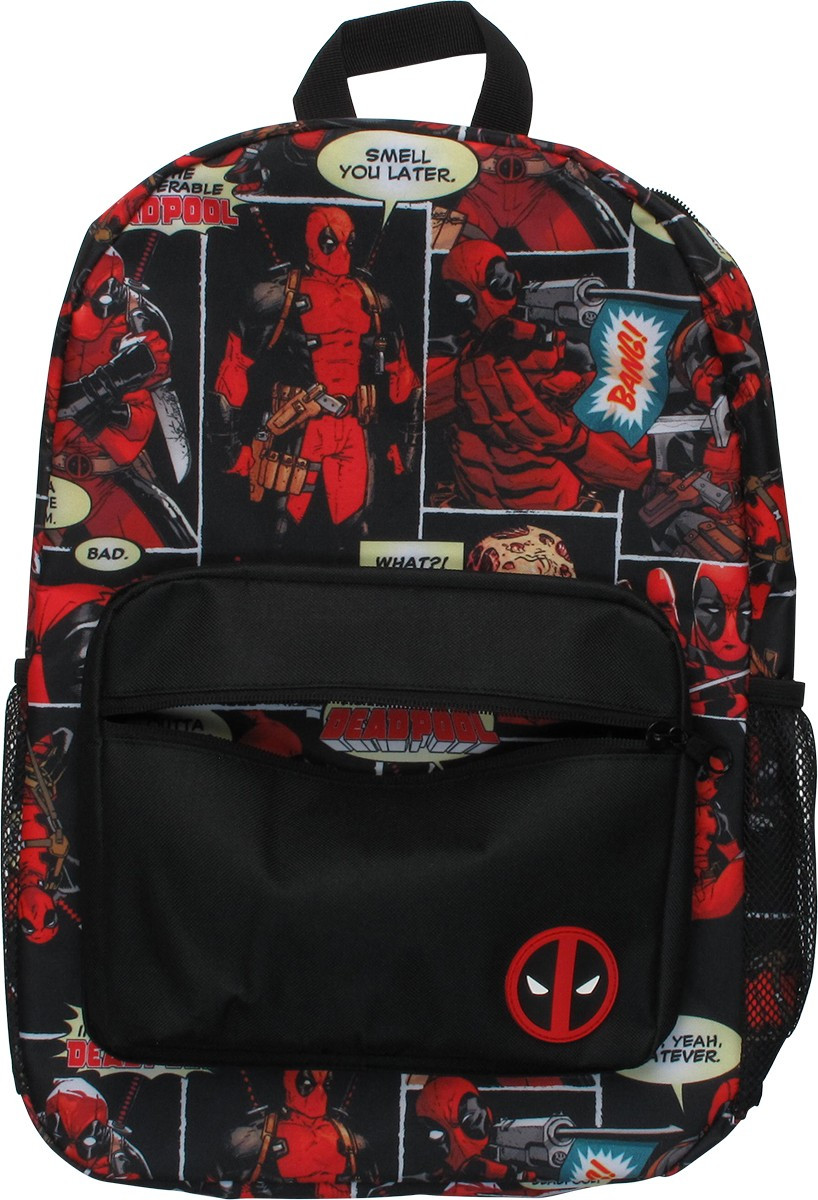 Deadpool Comic Strip Panels Backpack
