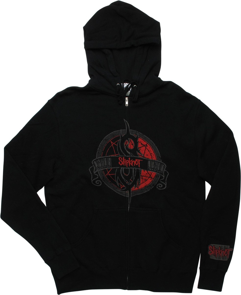 Slipknot Maggot Logo Zippered Hoodie
