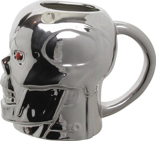 Terminator 2 Endoskeleton Skull Sculpted Mug