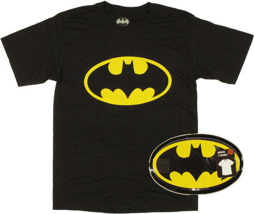 Batman Logo T Shirt in Tin
