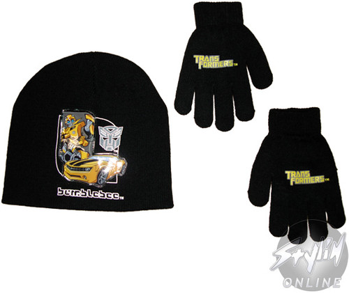 Transformers Bumblebee Youth Beanie Combo