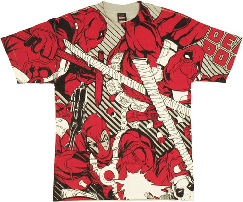 Deadpool Collage T Shirt