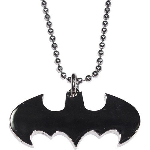 Batman Flat Silver Necklace