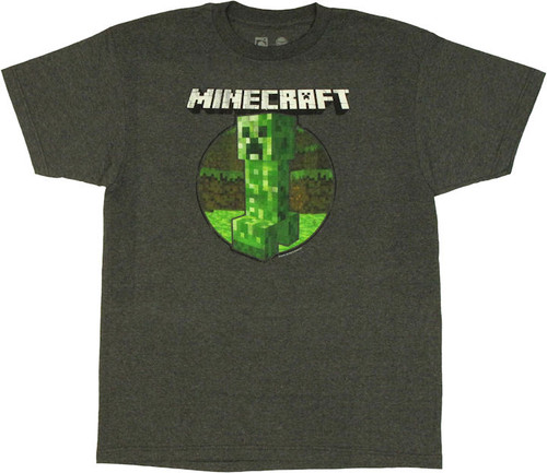 Minecraft Retro Creeper T Shirt