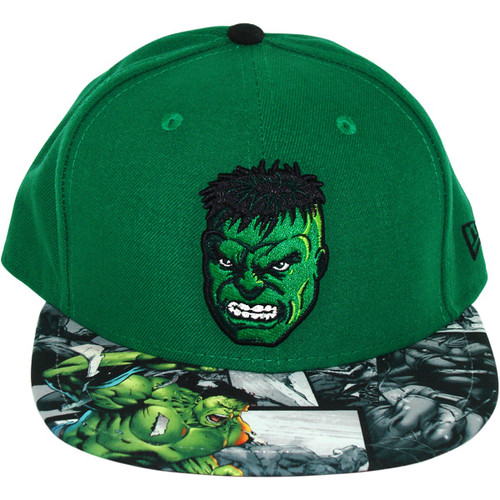 Incredible Hulk Comic Visor 59Fifty Hat