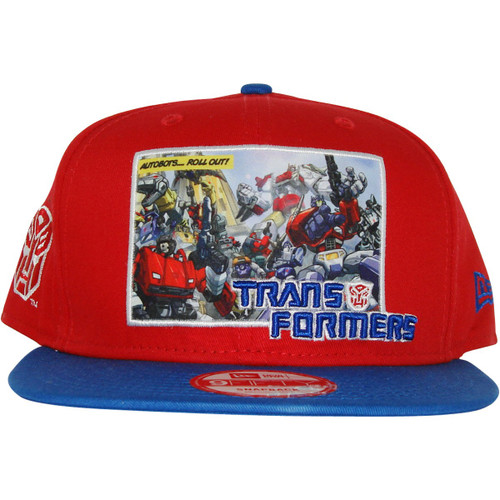 Transformers Autobot Intro Panel Hat