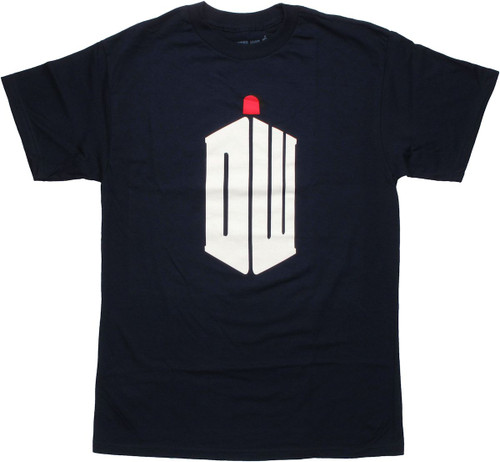Doctor Who Logo Fez T Shirt