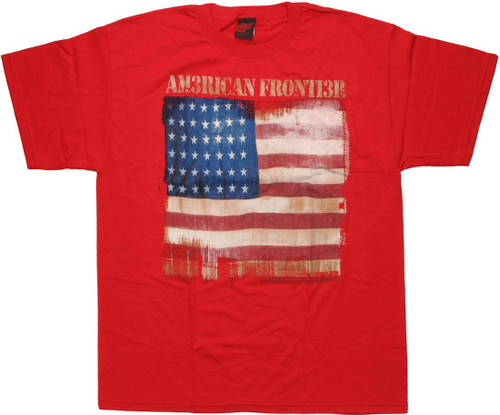 Flag American Frontier T Shirt