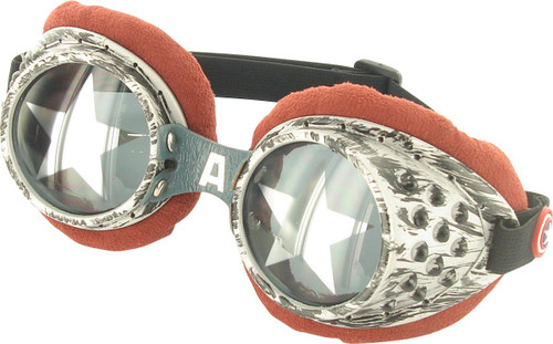 Captain America Silver Star Goggles