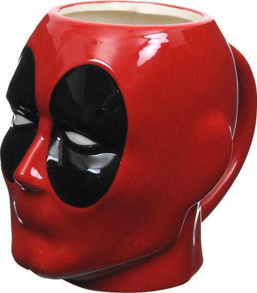 Deadpool Head Sculpted Mug
