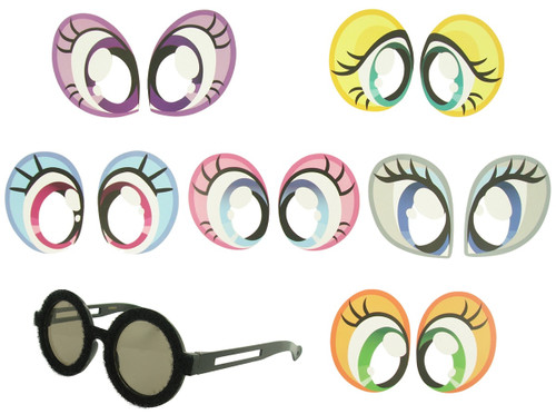 My Little Pony Cartoon Eyes Costume Glasses