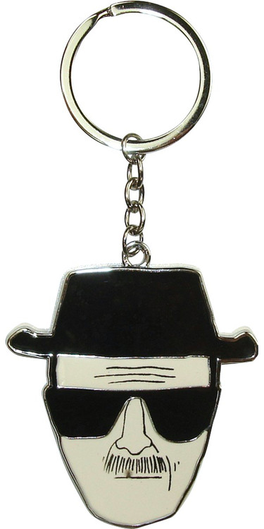 Breaking Bad Heisenberg Sketch Metal Keychain