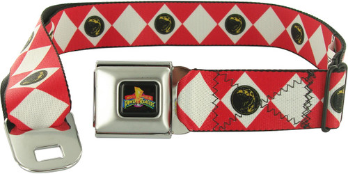 Power Rangers Red Uniform Seatbelt Mesh Belt