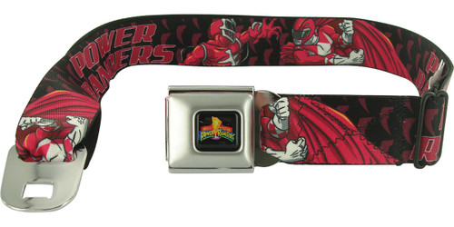 Power Rangers Zedd vs Red Seatbelt Mesh Belt