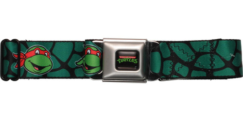 Ninja Turtles Faces Turtle Shell Seatbelt Mesh Belt