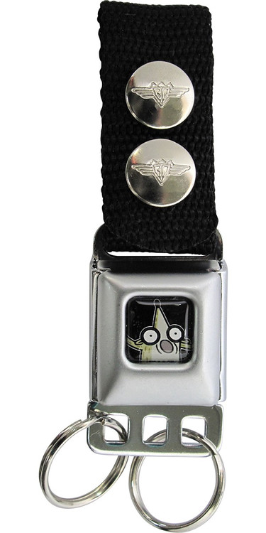 Regular Show Rigby Black Keychain