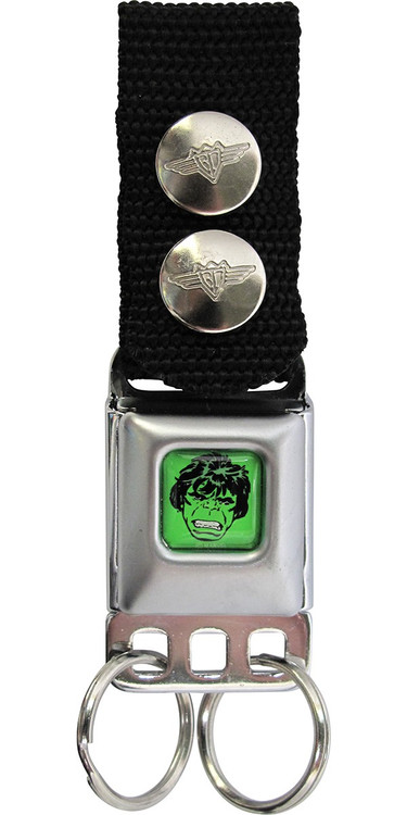 Incredible Hulk Face Keychain