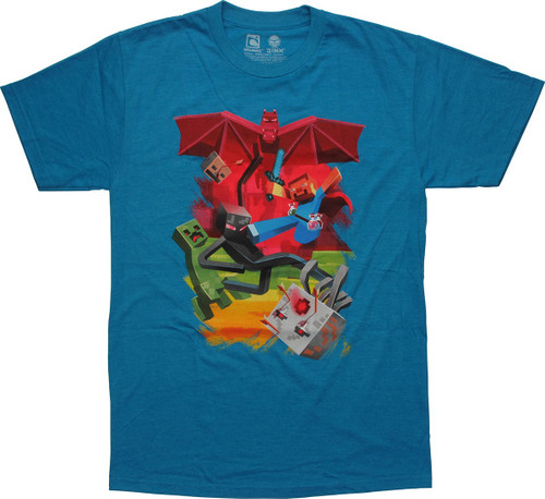 Minecraft Sam Cube Battle T-Shirt