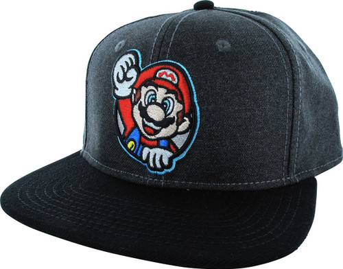 Mario Fist Up Snapback Hat