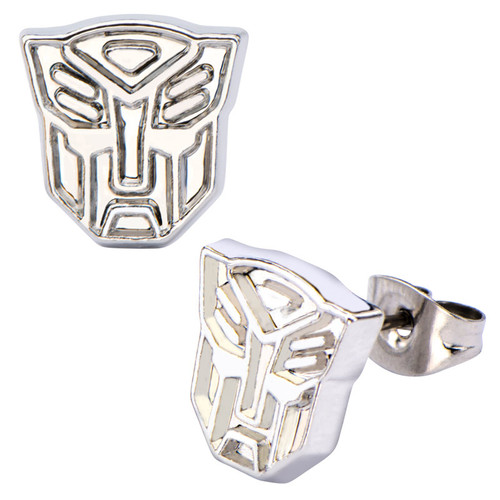 Transformers Autobot Steel Stud Earrings