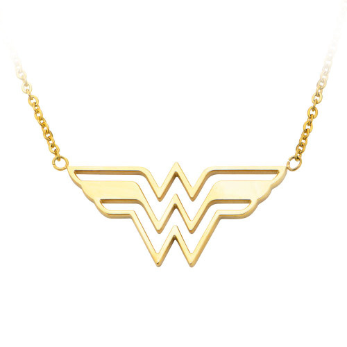 Wonder Woman Gold Tone Necklace