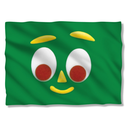 Gumby Big Face Pillow Case