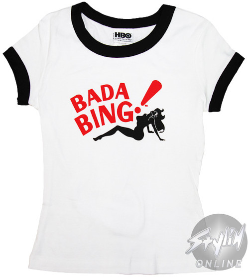Sopranos Bada Bing Baby Tee