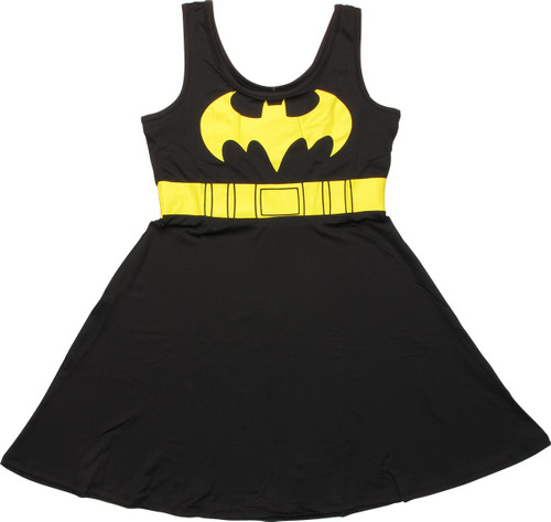 Batman Costume Suit A Line Scoop Neck Dress