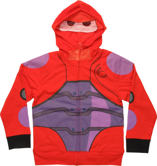 Big Hero 6 Baymax Hero Mesh Mask Juvenile Hoodie