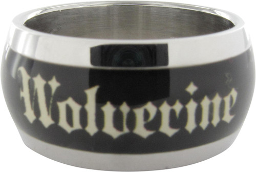 X Men Wolverine Name Black Ring